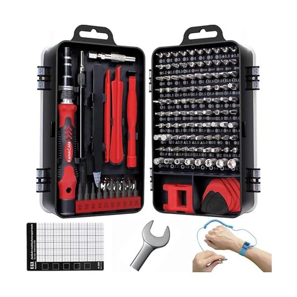 レッド/160 in 1/-・Size:160 in 1Color:レッド・パッケージ個数:140・多種多様な機器に対応115個のビットと15種類の工具、20個の精密ネジを備えた完全な精密ドライバーセットで、多様な機種の分解・修理に対応です...