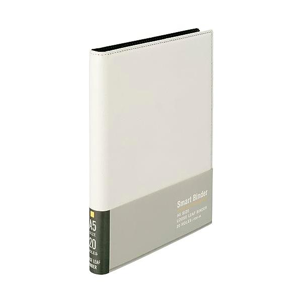 ホワイト/A5/F291-06・Color:ホワイトSize:A5・パッケージ個数:1・ノートも、メモも、書類も、一冊に全部まとめてスマートに管理できるバインダー・カラーホワイト サイズA5サイズ 縦226×横190×厚24mm 標準収容枚...