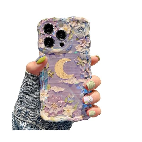 パープル #3/iPhone 12/iPhone 12・Size:iPhone 12Color:パープル #3・対応機種iPhone 12(6.1インチ)専用。写真は見本ですが、購入前にお使いの機種を確認してくださいね。・花柄デザイン ? ...