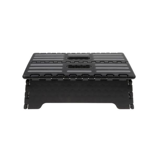 コンパクトブラック高さ13cm/1/IO5580・Color:ブラック高さ13cm・商品詳細展開時の寸法：22cm×38cm×13cm、折りたたみ時の寸法：39.5cm×5cm×24cm。重量：1.1kg、耐荷重：120kg。・素材・耐荷重...