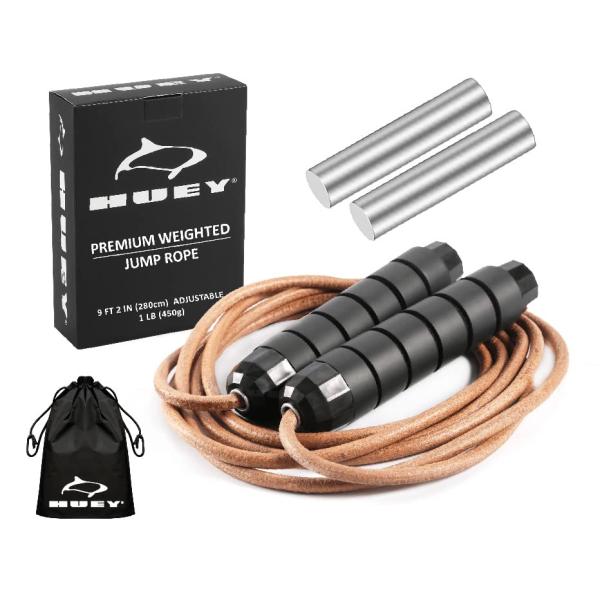 450g茶色黒/-/HUEY Speed X・パッケージ個数:1・?450gウエイト搭載・効率的な脂肪燃焼手元に450gのウエイト（重り）を内蔵。通常の縄跳びよりも高い負荷をかけることで、短時間で効率的な有酸素運動と筋力トレーニングがです。...