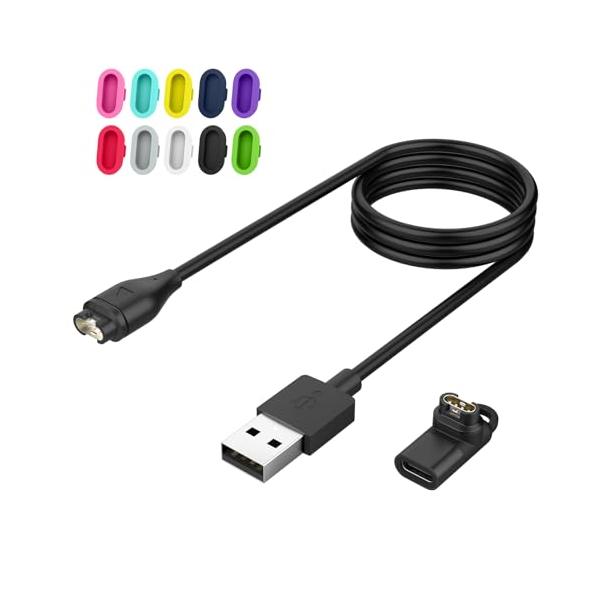 黒＋多彩/-/-・Color:黒＋多彩・「1+1+10お得なセット販売」 1点のTypeC変換アダプタ+1点通用チャージケーブル+10点防塵プラグをセットで出品しております。ForeAthlete55/745/935/945/245/245...