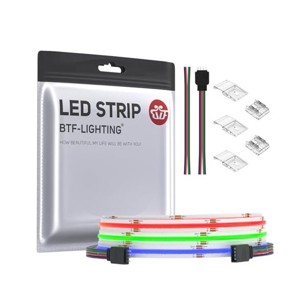 寝室-/3M DC24V 576LEDs/m 4PIN/-・Size:3M DC24V 576LEDs/m 4PIN・「超明るい」 3m DC24V 576LEDs/m。幅10mm。合計1728チップ（赤色のチップ576個＋緑色のチップ57...