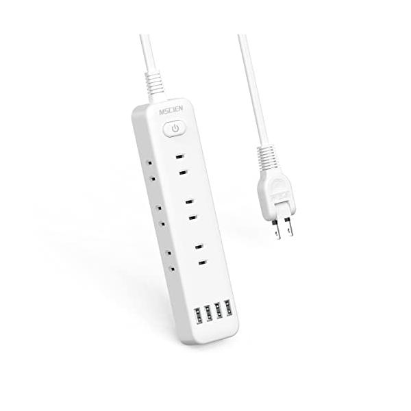 白い/2M/-・Size:2M・「1台13役・延長コード」9つAC差込口と4つUSB-Aポートがある電源タップです。延長コードがあって、便利です。延長コードの一部は製品本体内部に取り付けられるため、表示の製品線長には本体の長さが含まれており...