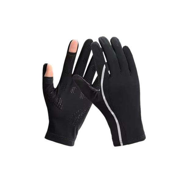 ブラック/-/-・Color:ブラック・気軽にできるUV対策！手は日焼けしやすい部位のひとつです。特に運転中は、窓ガラスを通して紫外線が直接当たりやすいため、しっかりとした対策が必要。自転車や車の運転時に焼けがちな手の甲の日焼け対策に最適な...