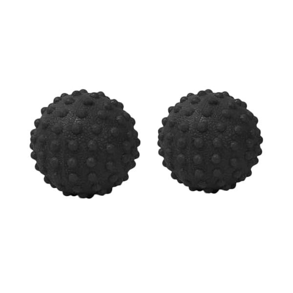 ブラック/-/-・Color:ブラック・マッサージボールの直径サイズは約3.5cmです。手のひらで握るにはちょうど良い大きさで、小さすぎず大きすぎずであちこちに転がしやすいです。・筋膜マッサージボールセットは、環境に優しく、耐久性に優れた高...