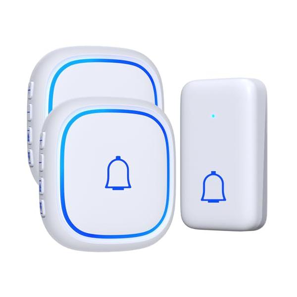ホワイト/-/1送信機2受信機・Model:1送信機2受信機・パッケージ個数:1・電池不要の自動発電設計＆簡単設置当製品ワイヤレスチャイムの送信機はボタンを押すたびに自動発電するため、面倒な電池が一切不要。電池不要で環境に優しく、ランニング...