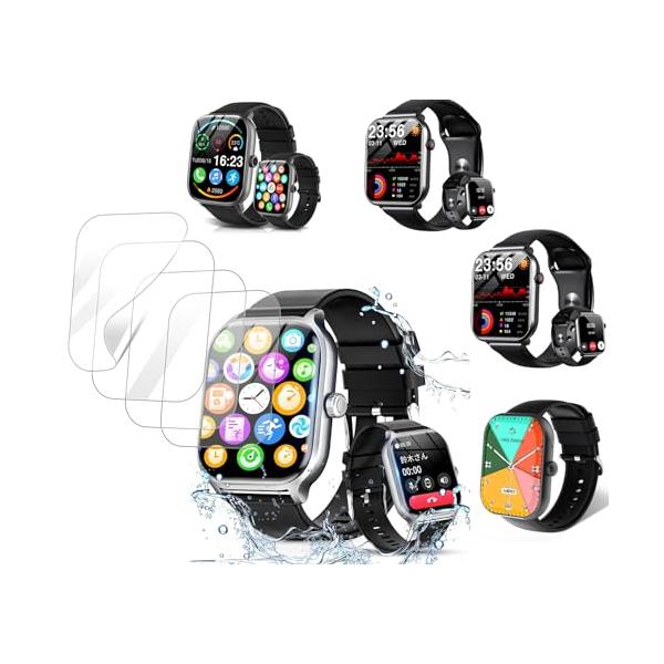 クリア/スマートウォッチ2.0インチ/2.1 インチ/-・Size:スマートウォッチ2.0インチ/2.1 インチColor:クリア・対応機種：スマートウォッチ 2.0/2.1 インチ に適応しています。ご購入の際は、機種にご注意ください。・...