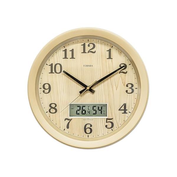 カジュアル02.ナチュラル/直径33cm/HWC-023RC-N・Color:02.ナチュラル・パッケージ個数:1・本体サイズ：(約)高さ33×幅33×奥行き5.5cm・本体重量：(約)812g・材質：プラスチック、ガラス・生産国：中国・機...