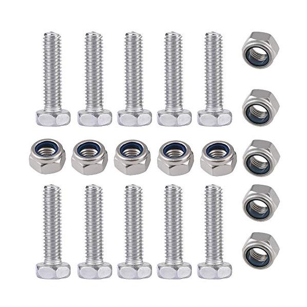 シルバー/6mmx20mm/-・パッケージ個数:20・高品質本製品は優れたステンレス鋼を採用して長持ち、抗 酸化、耐腐蝕、耐高温、素晴らしい性能、高靭性などの特徴を持っています。ネジの表面は滑らかで、制作が良質、堅固、耐久性 が強いです。・...