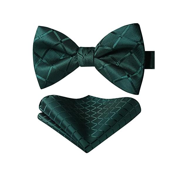 25 グリーン（チェック）/Free Size/-・Size:Free SizeColor:25 グリーン（チェック）・??パッケージ情報ポリエステルとシルク製蝶ネクタイ：横12cm X 縦 7cm、首回りは32cm〜52cm調節 ┃ チー...