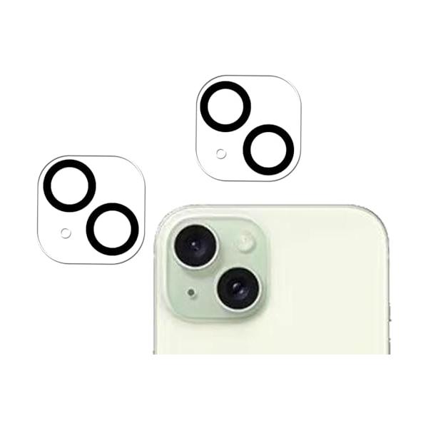 透明/iPhone15 - 15 Plus JTM 2/-・Size:iPhone15 - 15 Plus JTM 2・対応機種-2枚入り iPhone15 / iPhone 15 Plus用 カメラフィルム（2枚入り）。万が一製品にご満足...