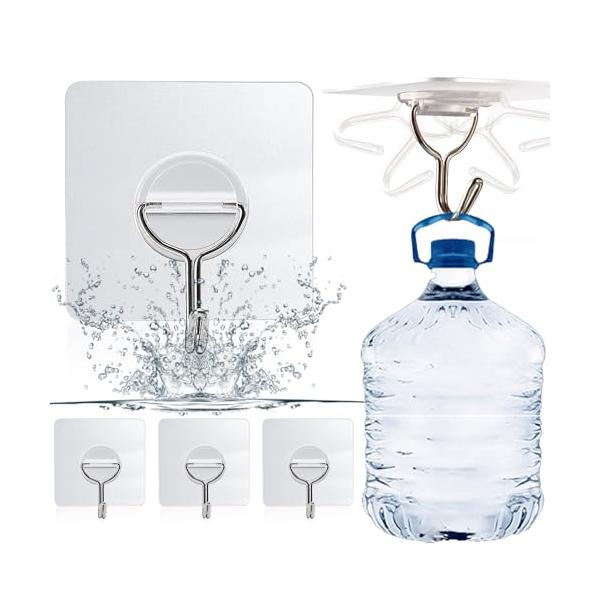 モダン4/-/-・Color:4・2024年最新スタイル吸着面は6*6cmの正方形で接触面積が広く、フックにかかる力を均一に分散させることができます。また、環境に配慮した透明なナノ粘着材を使用することで、美しいだけでなく、安定性に優れ、強い...