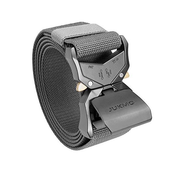 作業、スポーツ、軍事、消防、SWAT、仕事グレー/M-腰の長さ 75cm-110cm (全長125cm)/-・Color:グレーSize:M-腰の長さ 75cm-110cm (全長125cm)・バックルを素早く外せるグレードアップ版: 精巧...