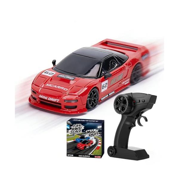 MC062レッド/-/MC062・Color:MC062レッド・超高速＆長時間駆動：? この1/64スケールのRCドリフトカーをGPS計測最高速度2m/sまで駆動。1S 120mAhバッテリーは20分充電で35~40分の連続走行を実現し、レ...