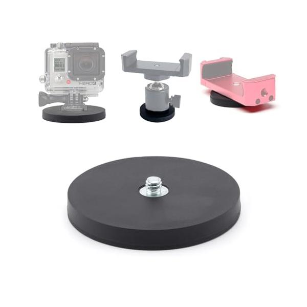 -/66mm/-・Size:66mm・製品名磁石固定車載運動カメラベース・構造強力磁石、ゴム、1/4“ネジ・1/4“ネジ標準の1/4インチネジはさまざまな撮影機器に接続できます。・高荷重最大荷重量約10KG。内蔵された複数のネオジム鉄ホウ素...