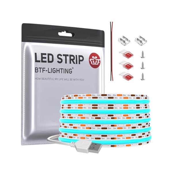 アイスブルー/5V 2M 320LEDs/m/-・Color:アイスブルーSize:5V 2M 320LEDs/m・「超明るい」 DC5V 320LEDs/m 640LEDs/2m 2M 8mm 水色 アイスブルー。フレキシブルチップを搭載...