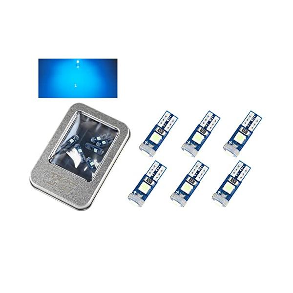 アイスブルー/5個セット/T5・Size:5個セットColor:アイスブルー・パッケージ個数:1・口金形状T5。純正バルブの標準型番を対応、取り付け簡単・便利です。・高輝度&amp;省エネ高輝度303SMDチップ3連搭載、360°無死角照射...