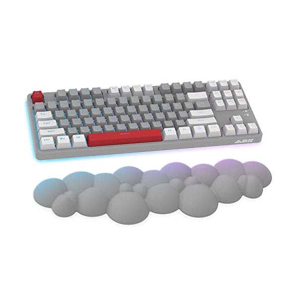 芸術グレー/38x11x2cm/-・Color:グレー・高品質な材質キーボード クッションは、ゆっくり跳ね返る記憶スポンジと快適で涼しい素材で作られています。スローバック素材のメモリーコットンと変形しにくく、通気性に優れたPU素材を採用し、...