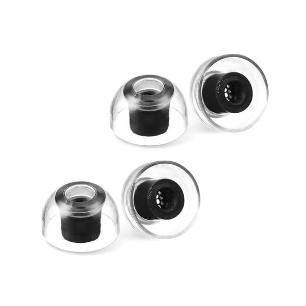 標準ノズル/完全ワイヤレス対応クリア＆ブラック/MLサイズ2ペア/AZL-XELASTECII-ST-ML・Size:MLサイズ2ペアStyle:標準ノズル/完全ワイヤレス対応・パッケージ個数:1・Ultimate auto-fit ear...