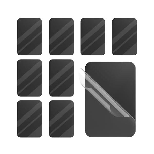 黒/65×45×0.6mm（10枚）/0015-0086・Color:黒Size:65×45×0.6mm（10枚）・スチールプレート：板厚0.6ｍｍ+テープ0.5ｍｍ。マグネットがくっつくステンレス製補助板です、磁力がない 金属プレート で...