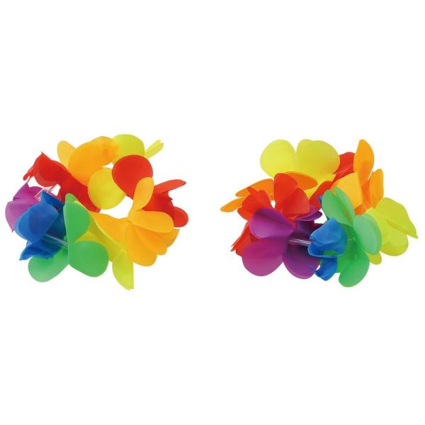 きれいで大きな花びらのうでわ　　遠目からでもよく目立つ人気の大サイズ　　豊富なカラーバリエーション　　【詳細】　セット内容：2個組　商品サイズ：約φ130×高さ70mm　材質：ポリエステル　　※実際の色とは異なる場合がございます。　　[ 衣...