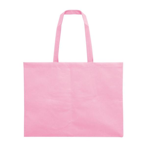 特長1：補強加工で丈夫！特長2：生地が厚い！特長3：このサイズでこの価格！（630×460mm）学年・クラスごとに色わけができる！肩にかけられ地面に擦らない!　　【詳細】　セット内容：本体×1　商品サイズ：455×655mm　材質：不織布　　