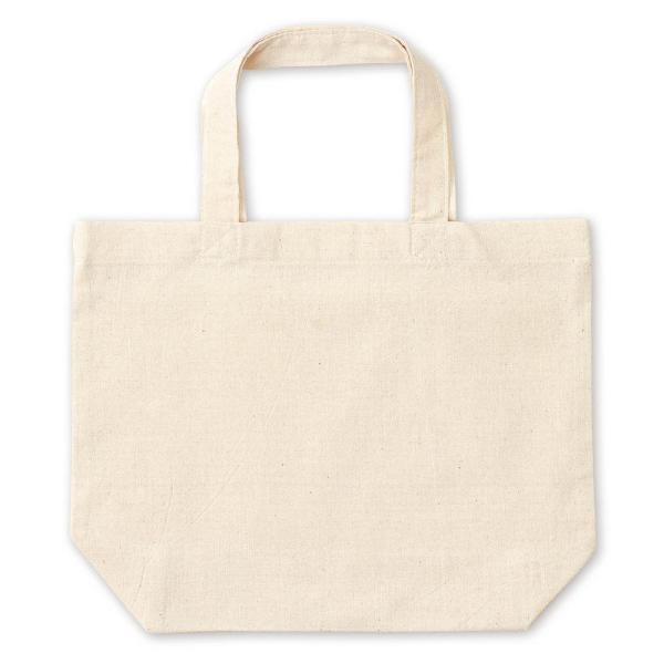 厚手で丈夫！A4サイズもすっきり入るマチ付きトート！　　A4サイズの教科書やノートが横向きに入る、厚手生地のマチ付きエコバッグです。しっかりとしたコットン素材を使用しており、重さのある教材や配布物を入れても型崩れしにくく、安心して持ち運べま...