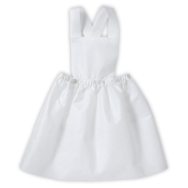 ふわっとかわいらしく使いやすいエプロン！　　お遊戯会・発表会・運動会に最適！　　【詳細】　セット内容：本体×1　商品サイズ：総丈：530mm　ウエスト：550〜850mm　材質：不織布　　[ 衣装ベース 装飾グッズ パーツ 飾り付け 小道具...