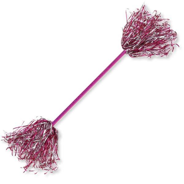 演技が華やかになる、ポンポン付バトン！　　大容量のキラキラした房がついた、ポンポンバトンです。振るたびに光を反射して、応援やダンスをより華やかにします。運動会・学園祭・チアリーディング・地域イベントなど、さまざまなシーンで大活躍します。　　...