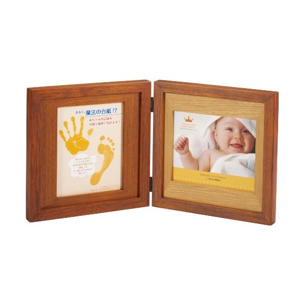 ●[本体サイズ] 外寸:214x214mm x2●[製造国] 中華人民共和国●[素材] チーク材、オーク材お子様の手や足を汚さずに、簡単に手形・足形を取る事が出来ます。手形足型の台紙付きベビーフォトフレームです。写真と一緒に手形・足形の記録...