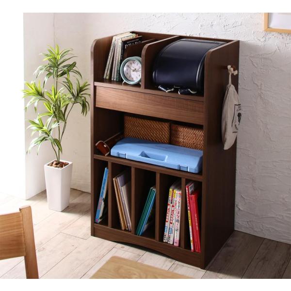 リビングカラーワイドランドセルラック 【Estudy】エスタディ ナチュラル