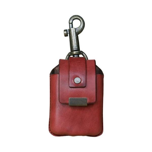 ●本革製のライターケース　●キーホルダー付　●日本製●サイズ:(約)107×45×39mm　●本体重量:(約)34g　　