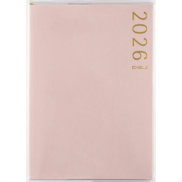 【商品名：高橋書店 2026年 手帳 No.196 T’pure (ティーズピュア) 2 B7判 週間セパレート式＆月間ブロック式 ピンク】　日々の記録や日記がわりに便利なセパレート式。大人キレイなピンクカラーに金色のロゴがオシャレ。　　【...