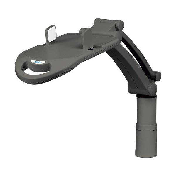 【商品説明】　○フレックスモデルに取付簡単ハイタイプ　　【仕様】　・適応電話機：幅130〜220mmまで、質量1kgまで　・アーム伸長：327mm　・台傾斜度：10°　・ベース回転範囲：360°　・最大クランプ取付け幅：60mm　・机とスタ...