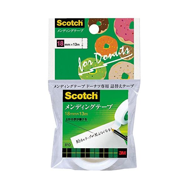 ●仕様 :詰替え用●テープ巻芯径:25mm●テープサイズ:18mmx13m●数量:1巻貼るとテープが、ほとんど見えなくなるテープの詰替えです。コピーをとってもテープの影はほとんど出ません。【特長】・かわいくてキュート、機能性にもすぐれたドー...