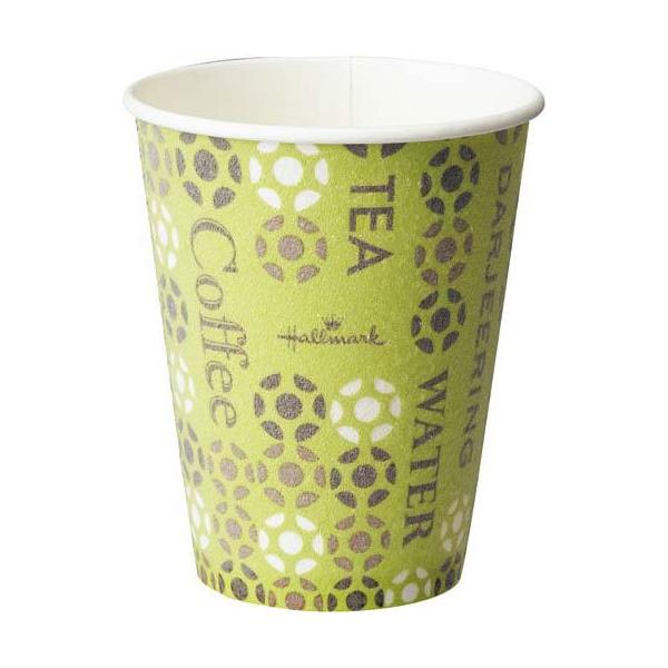 ホールマークデザイン。カップ表面にフィルムの気泡層があるので中の飲み物の温度を手に伝えにくく、持って熱く感じにくいカップです。●寸法／口径７２．６ｍｍ×高さ８６．６ｍｍ●容量／２０５ｍｌ●材質／バージンパルプ１００％、両面ポリエチレンラミネ...