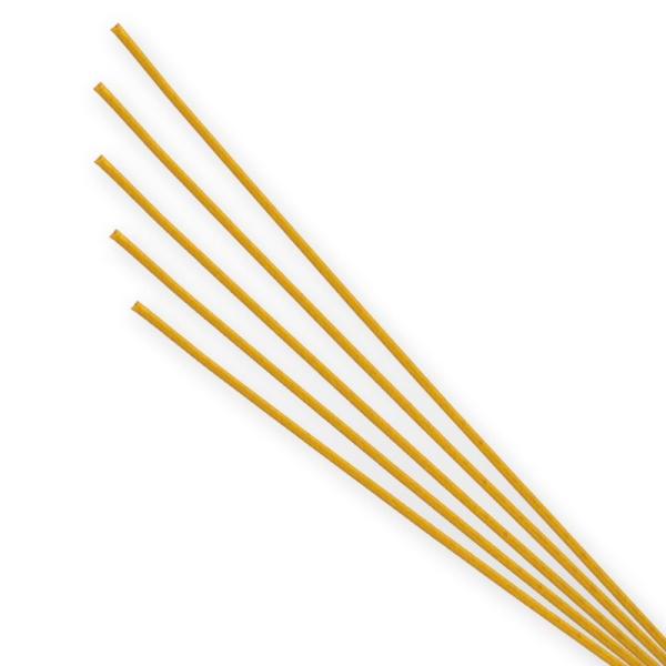 日本古来からの贈答のしきたりに欠かすことのできない水引を、ラッピングやクラフト向けのパーツとしてラインナップした商品です。適度な硬さで結びやすく、曲線をあしらったデザインにも適しています。　　●入数:100本　　型番：004870529　サ...