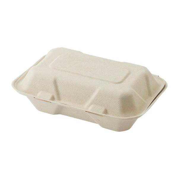 発芽しやすく成長が早い竹を原料とし、埋めると土に還る生分解性のある環境配慮型のペーパーウェアです。本体と蓋が一体式のフードパックタイプ。ベージュに近いナチュラルな色味・風合いを持ち、テイクアウト・フードデリバリー・イベントでの使用はもちろん...