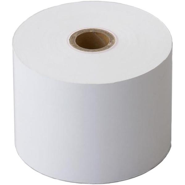 感熱紙用レジスター用紙。　　型番：007332902　サイズ：幅57．5×直径80mm／長さ：63m／紙管内径17．5mm　材質：感熱紙　パッケージサイズ：80×290×80mm　　[ レジスターロール レジロール 感熱紙 ]　