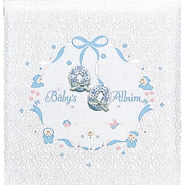 【商品説明】　Baby's Album(英)赤ちゃんのアルバム　　【詳細】　本体寸法：タテ335×ヨコ325×背巾40mm　函寸法：366×357×50mm　本体重量（函込）：1800g　製本：ビス式製本　表紙：布地表紙　台紙：Lサイズ・プ...