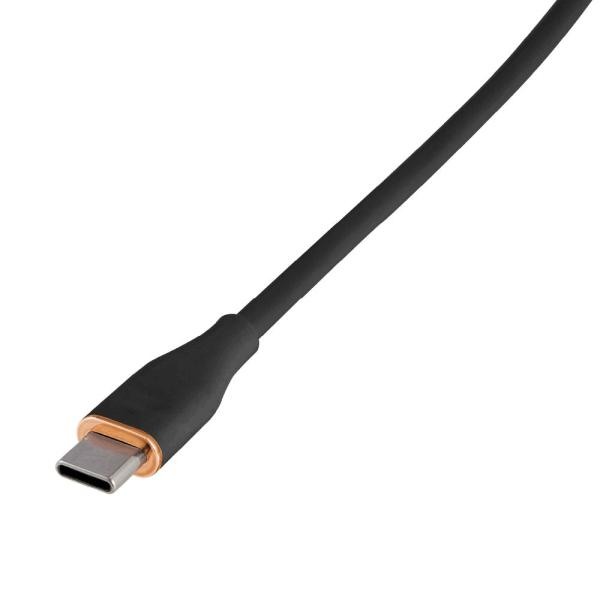 絡まりにくくて使いやすい　シリコン製ケーブル　　・USB PD対応のType-Cケーブル。最大60W充電。　・シリコン素材で柔らかくやさしい感触。　・巻いたり束ねても絡みにくく、曲げクセがつきにくい。　・折り曲げに強い高耐久ケーブル。　　【...