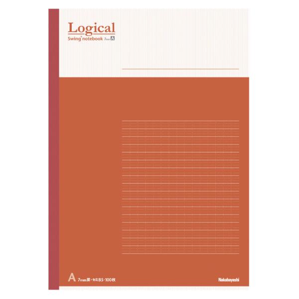【商品説明】　ナカバヤシのエシカル環境保全・社会貢献製品　ロジカルA罫（7mm）　　【FSC(R) 認証商品】　4つの特徴で使いやすい！！文章を美しく見せるなら「ロジカルノート」　●行間が作れる　●段落が揃う　●図、表の作成　●ページの分割...