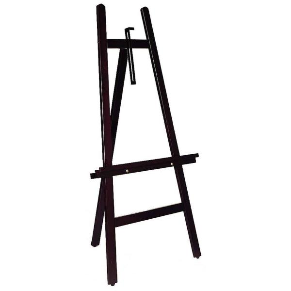 お店のメニューボードの掲示などに。印象的なエントランスを演出するイーゼル。ボードが前に倒れるのを防ぐボード押さえ金具付。　B1サイズのボード(1030x728mm)まで掲示可能。厚み25mm以内,重さ5kg以内。　　素材:天然木　組立説明書...