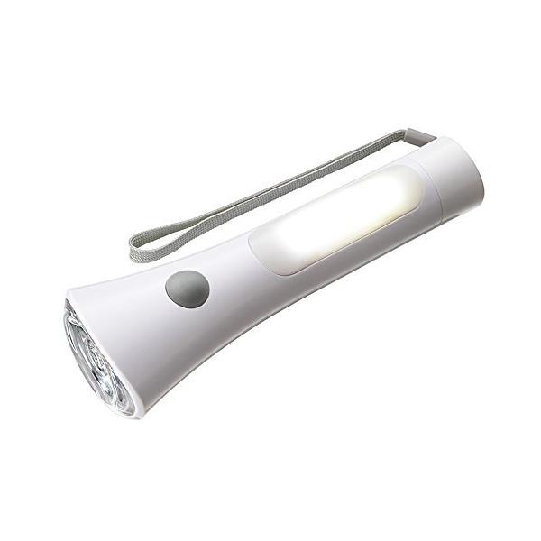 本体サイズ:幅48mm×高さ188mm×奥行61mm　電源:単3乾電池4本使用(乾電池別売り)　【使用光源】　(ライト)高輝度白色LED(直径5mm)1個　(ランタン)白色チップタイプLED 10個　【防水性能】　防滴型(JIS IPX1)...