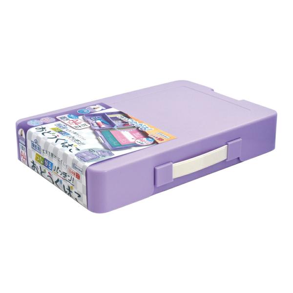 【商品説明】　○いままでよりも、もっとつかいやすく!　組み合わせると引き出しにも!　A4W(ダブル)対応!　　・フタと底がつながる!手さげを組み合す事で、学校引き出しとして使用できます。　・小物からA4の教科書までダブルで入ります。　・開け...