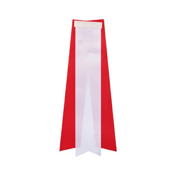 【商品説明】　○記章用のタレです。　書き換え用にご利用下さい。　　【詳細】　●入数：1本　●本体サイズ：幅１１０×奥行２１０×高さ１mm 　●重量：２．３g 　●規格：大用　●全長：２１０ｍｍ　●仕様：３枚タレ 　●材質：アセテート