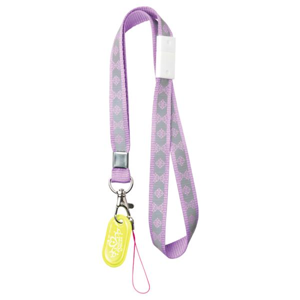 【サイズ】商品:24×465×7mm、パッケージ:175×90×9mm　【材質】紐/ポリエステル　