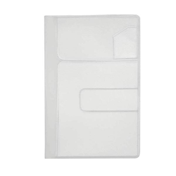 コレクト手帳5×3サイズ(125×75ミリ)の手帳専用のカバーです。　プログラムシリーズを自由に組み合わせて、用途や使い勝手に合わせてオリジナルの手帳を作ることができます。　内側にポケット付き。名刺を一時的に保管したり、カードや付箋などを収...