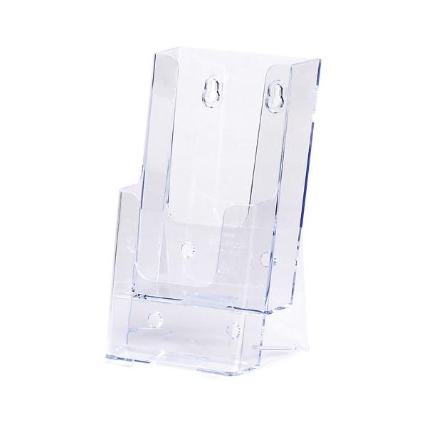●サイズ：11.1×10.8×21.0cm●素材・材質：ポリスチレン●パンフレット・カタログなどのディスプレインに大活躍。●ショップなオフィスの受付カウンターに最適。●安心、丈夫なパッケージ(エアキャップ包装、1個箱入り)●デスクまわりの小...